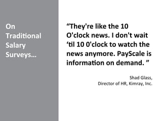 Pay scale presentation 7 questions to ask about salary data sources ...