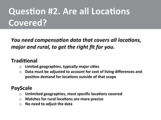 Pay scale presentation 7 questions to ask about salary data sources ...