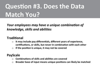 Pay scale presentation 7 questions to ask about salary data sources ...