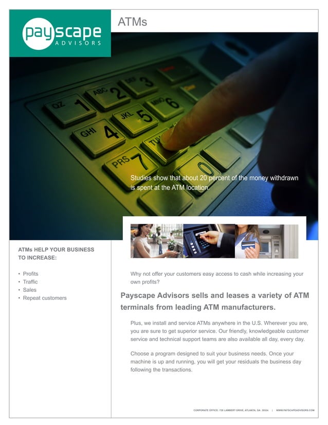 Payscape Atm Flyer | PDF