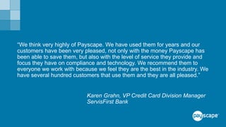Payscape partnership presentation 2016 | PPT