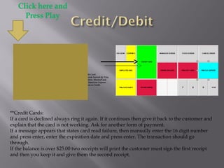 PMU Micros Payment Screen Training | PPT