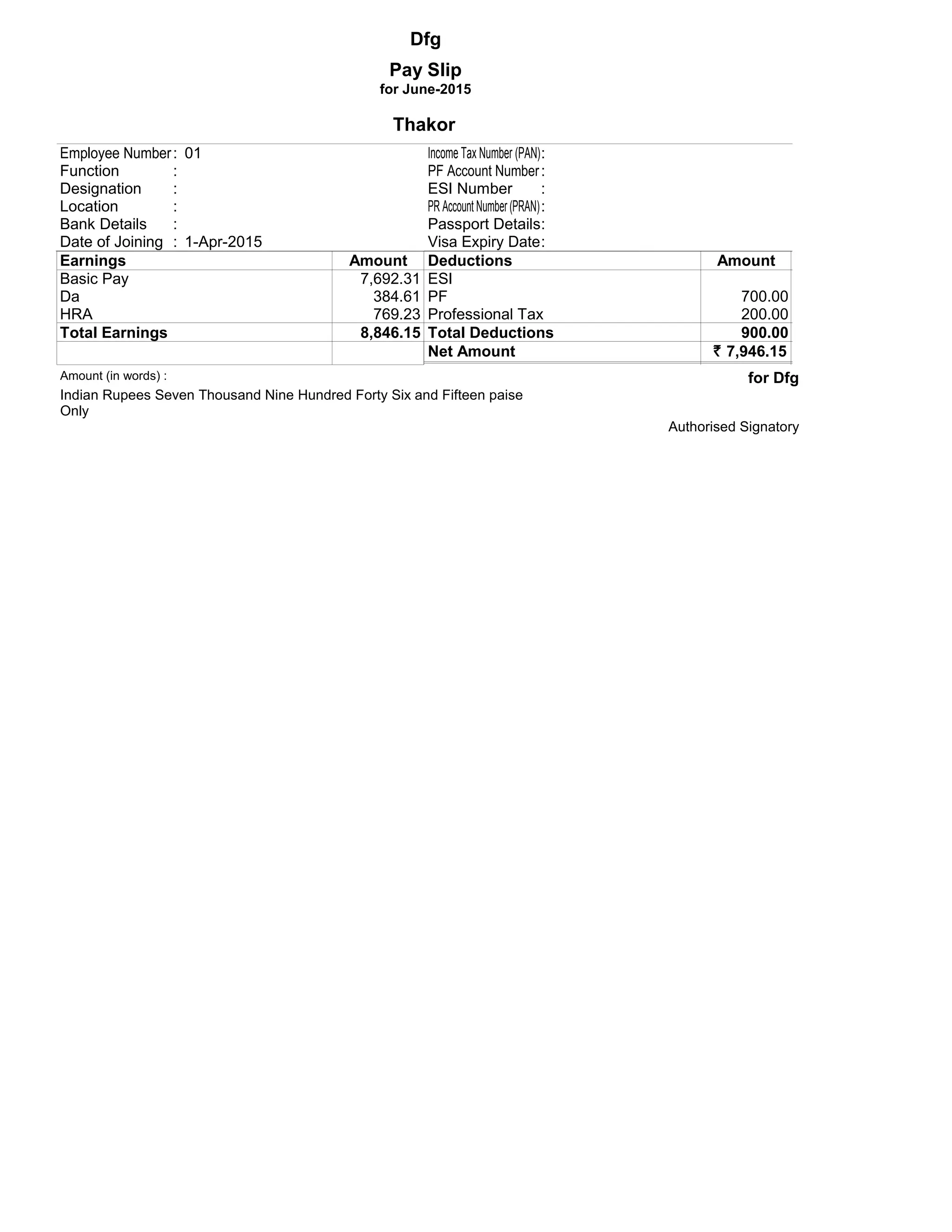 Pay slip | PDF | Personal Taxes | Personal Finance