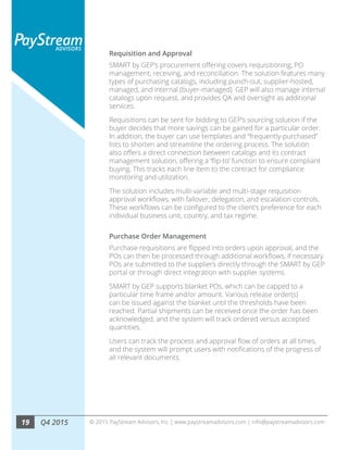 PayStream Advisors eProcurement Report | PDF