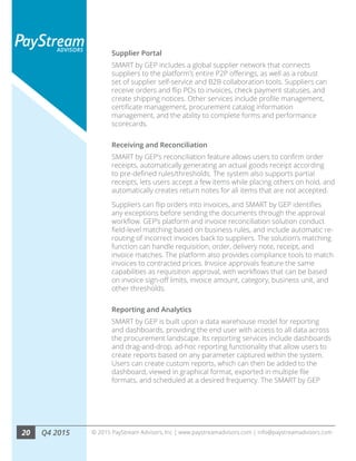 PayStream Advisors eProcurement Report | PDF
