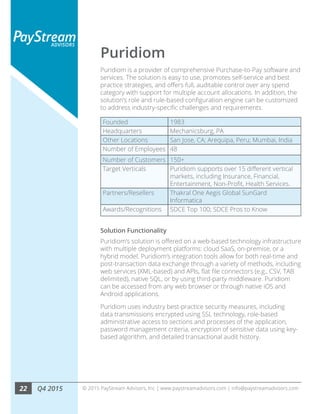 PayStream Advisors eProcurement Report | PDF