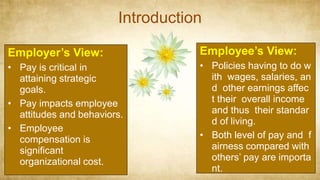 Pay structure decision | PPTX | Job Market | Economy