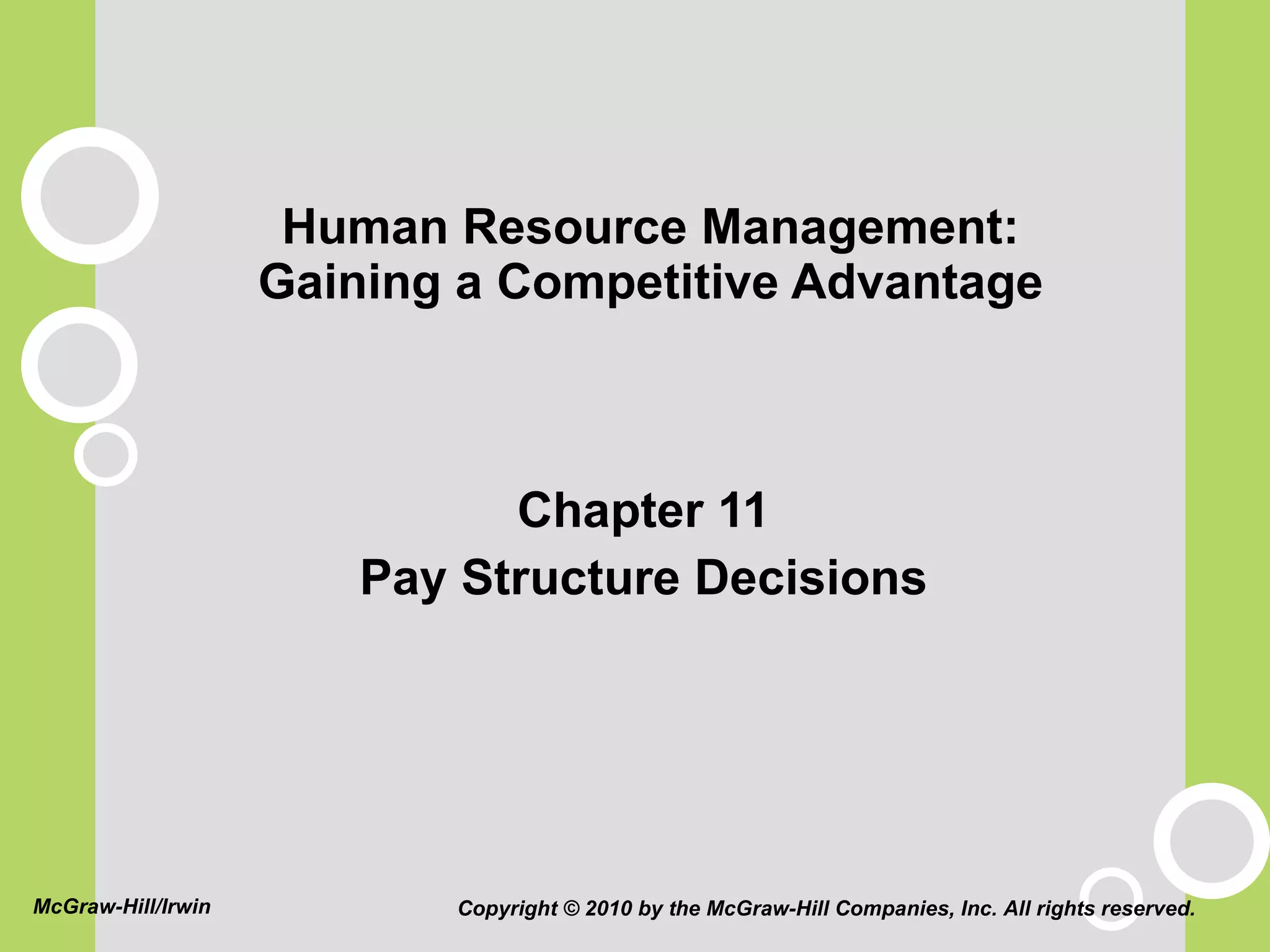 Pay Structure Decisions PPT pay-structure-decisions-ppt