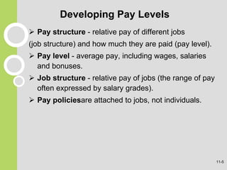 Pay Structure Decisions | PPT