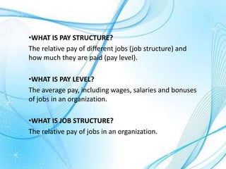 Pay structure decisions presentation | PPTX