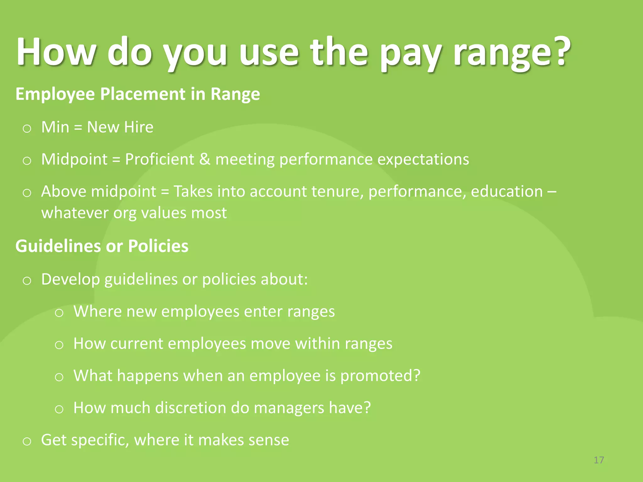 Pay structure: Grades & Ranges | PPTX