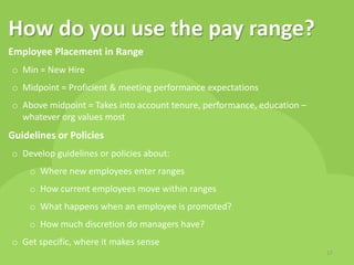 Pay structure: Grades & Ranges | PPTX