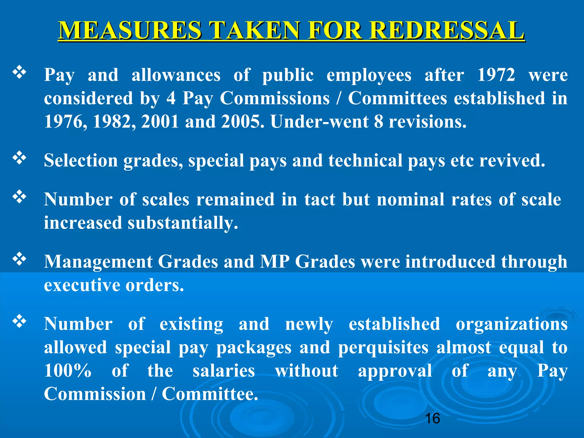 Pay structure of public employees in pakistan | PPT