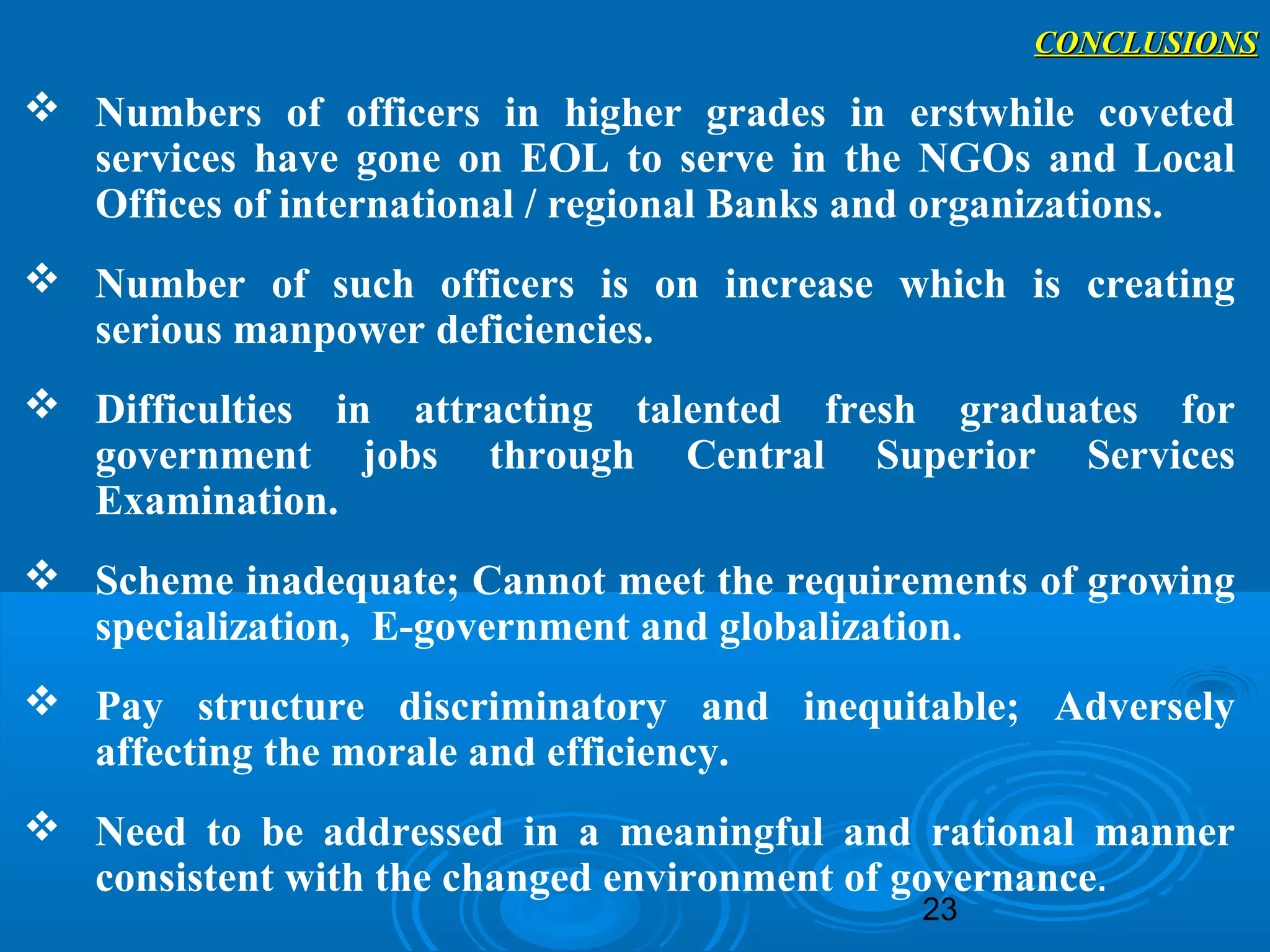 Pay structure of public employees in pakistan | PPT