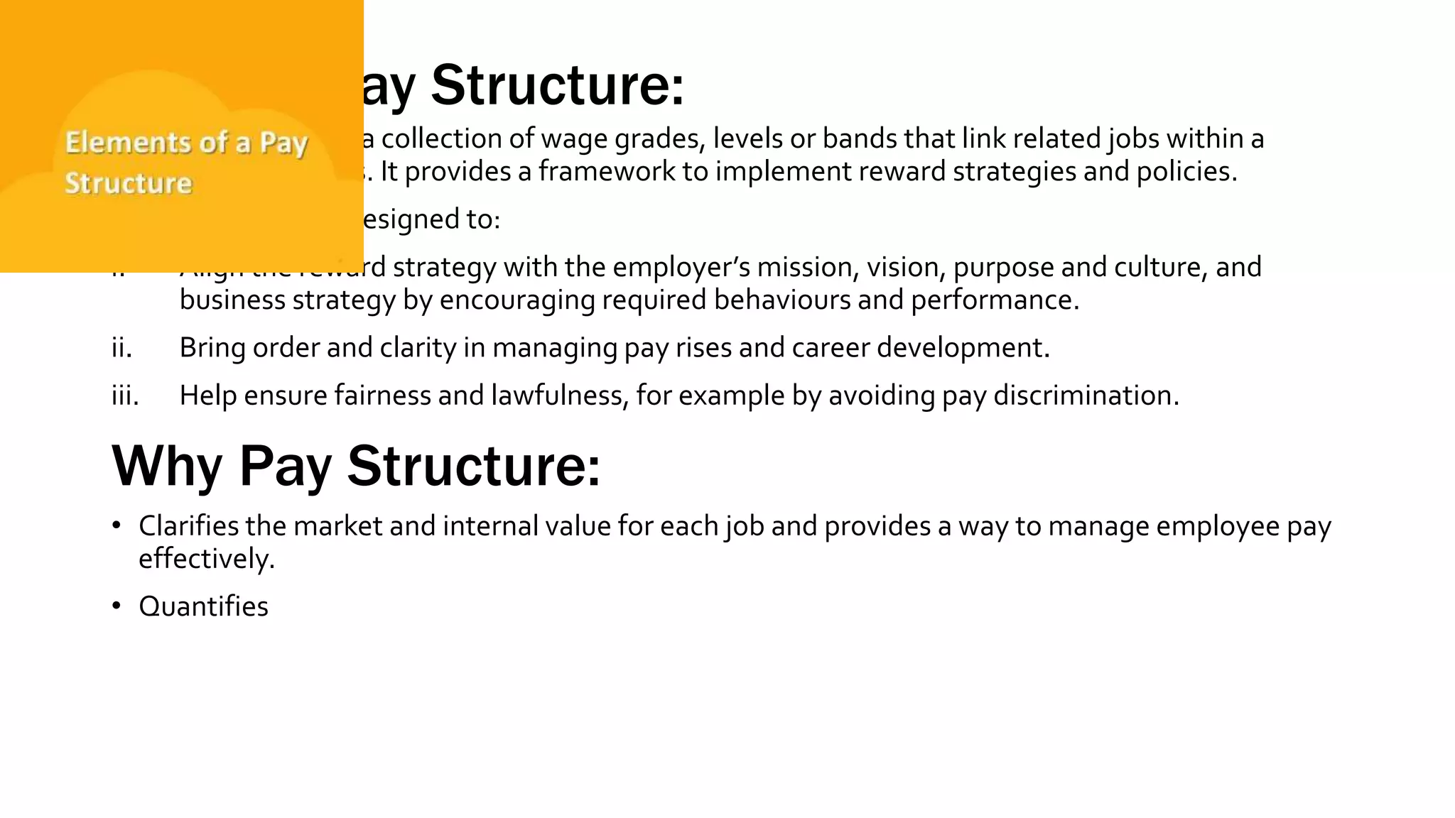 Pay structures | PPT