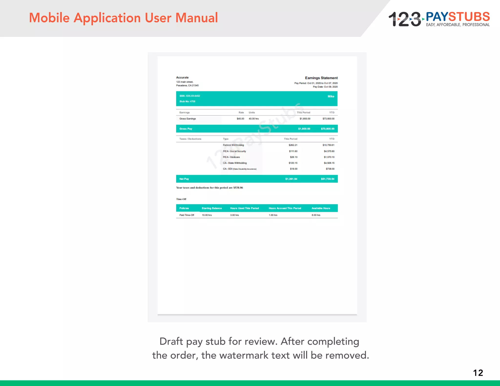 Guide to Generating Pay Stubs Online using 123PayStubs | PPT