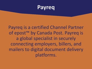 Paystubs canada | Payreq | PPTX