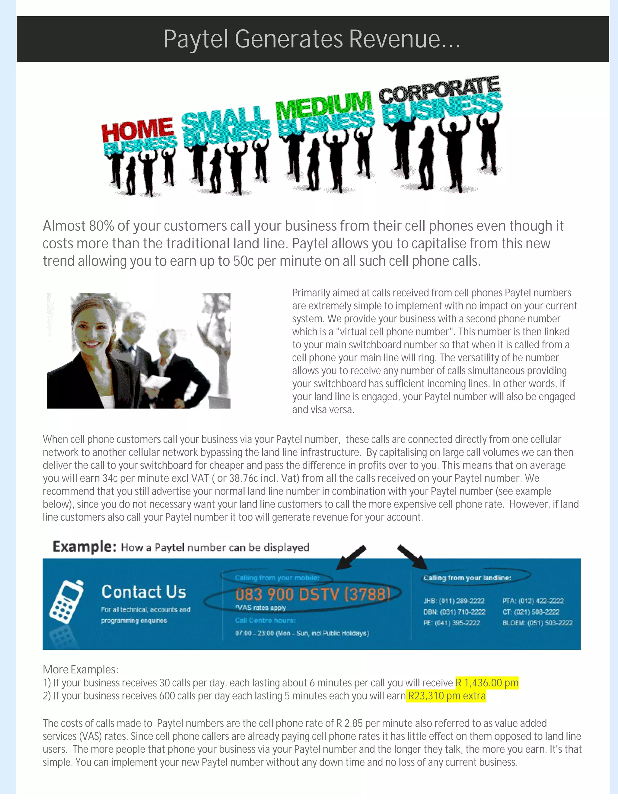 Paytel brochures | PDF