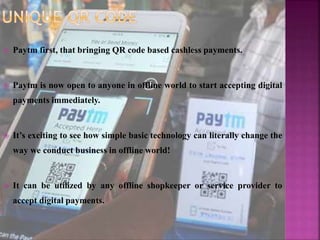 Paytm Working (paytm karo) | PPTX