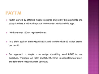 Paytm Working (paytm karo) | PPTX