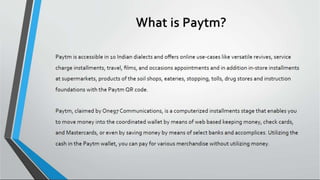 What is Paytm? What is Paytm Wallet? | PPT