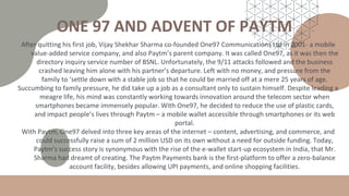PAYTM.pptx | Business Accounting & Finance | Business