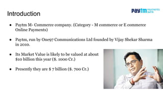 Paytm consumer behaviour | PPTX | Credit Cards | Personal Debt