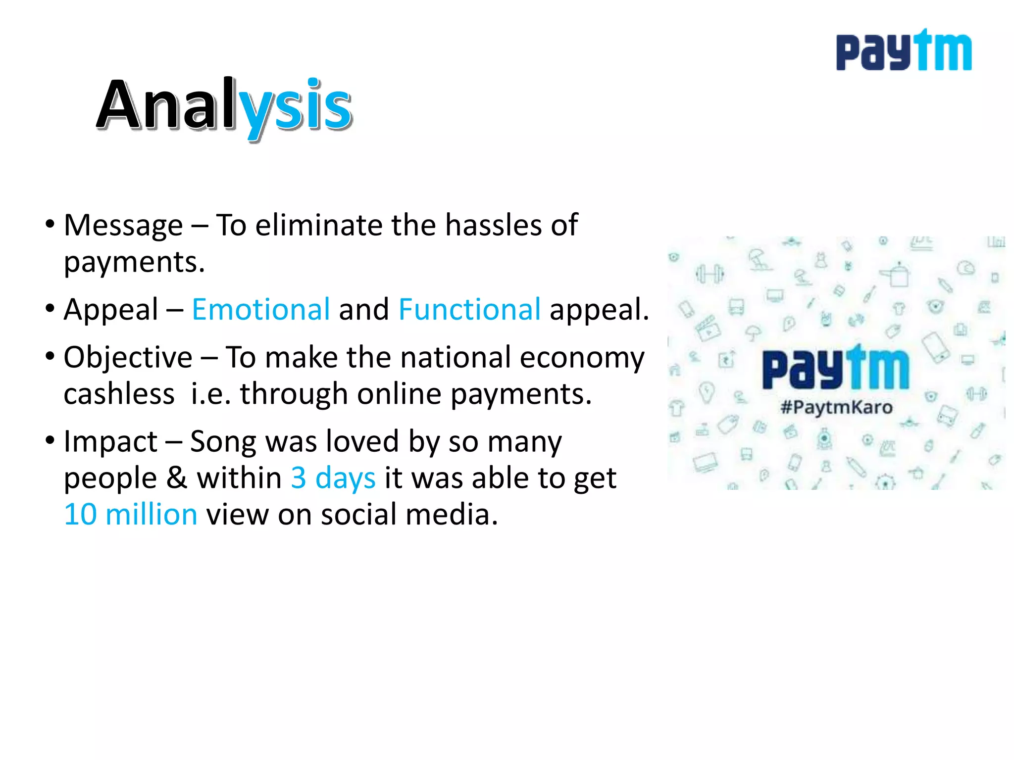 Paytm ad campaign | PPT