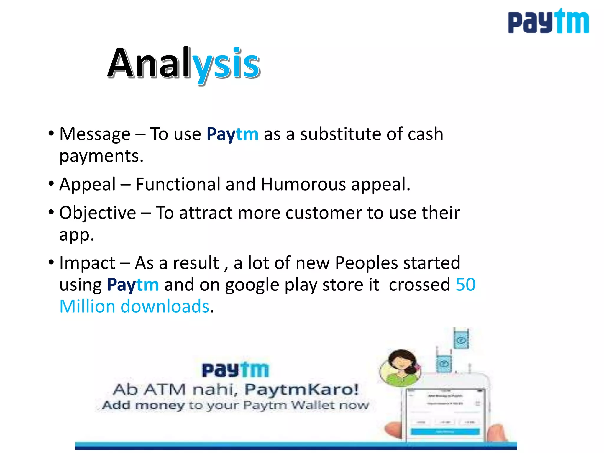 Paytm ad campaign | PPTX