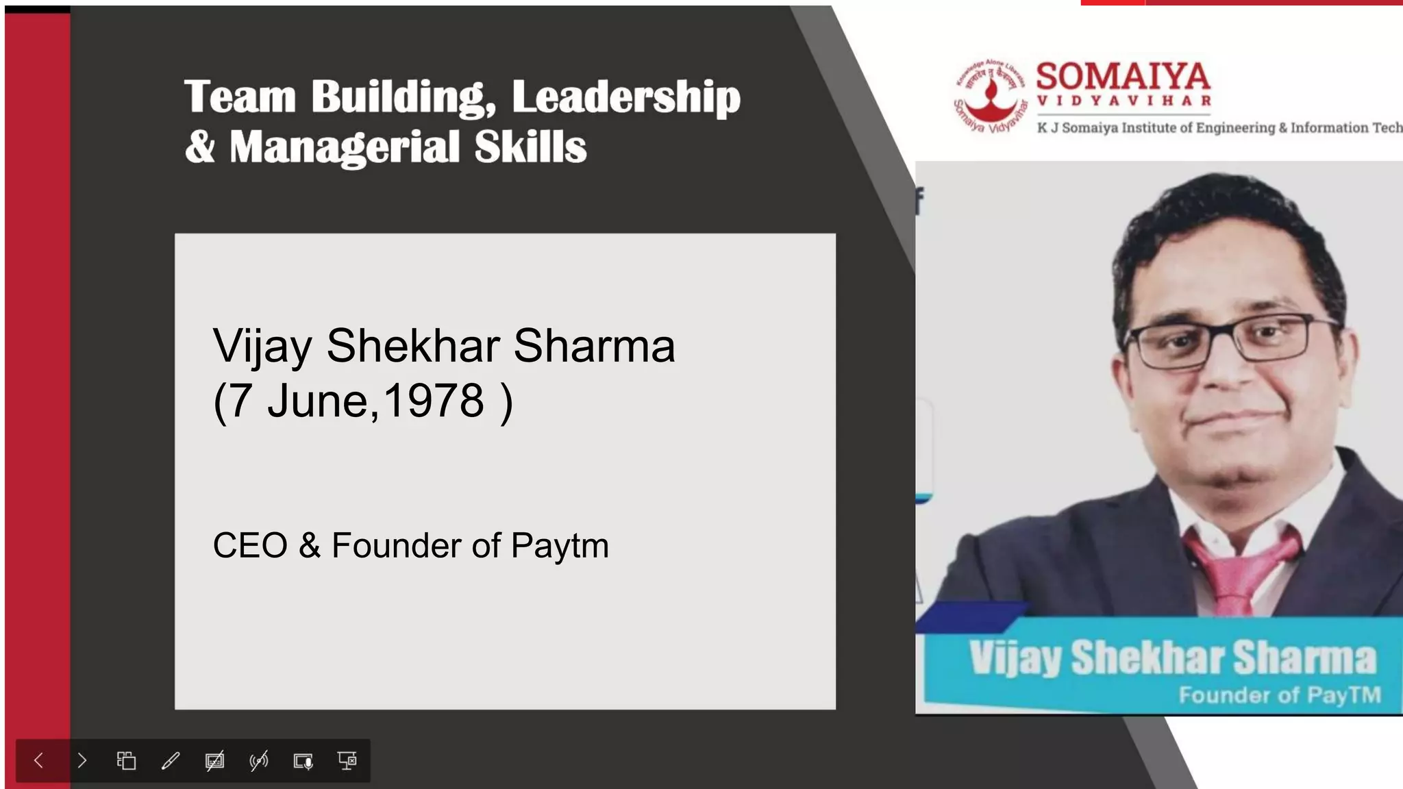 ppt on vijay shekar sharma | PPTX