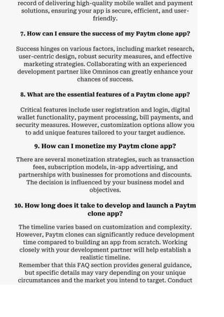 PAYTM Clone | DOCX | Web Development | Internet