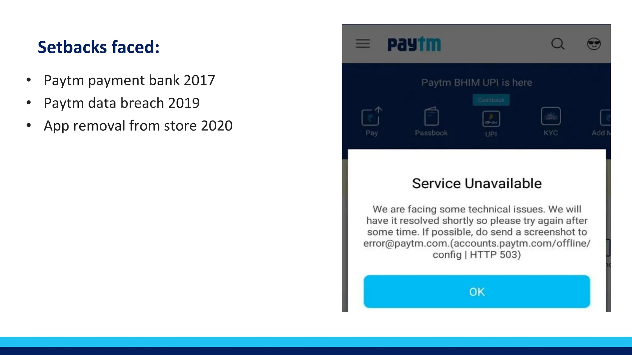 Presentation on Paytm mobile application | PPTX