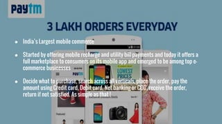 Paytm Market Analysis | PPTX