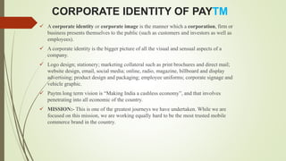 Case Study on PAYTM | PPTX