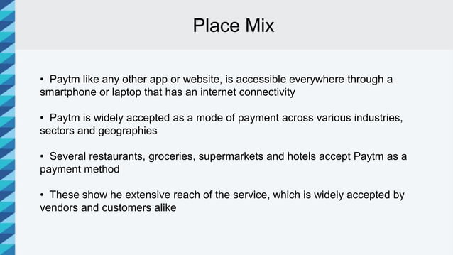 Paytm: Marketing Mix | Pros & Cons | PPTX | Internet | Computing