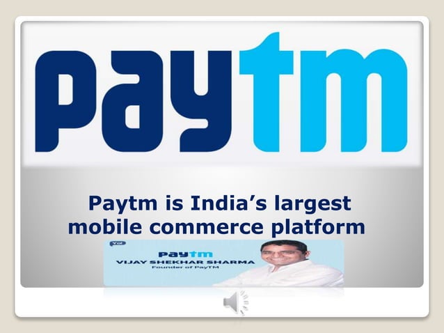 Paytm story | PPT