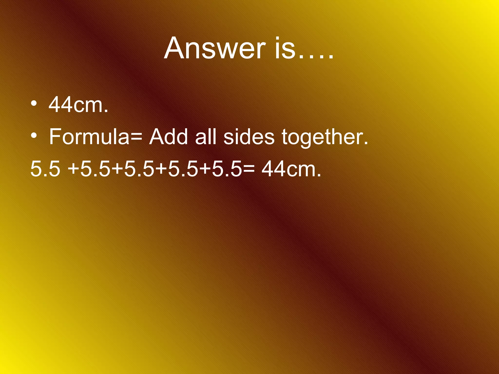 Payton Jon Area And Perimeter Project | PPT