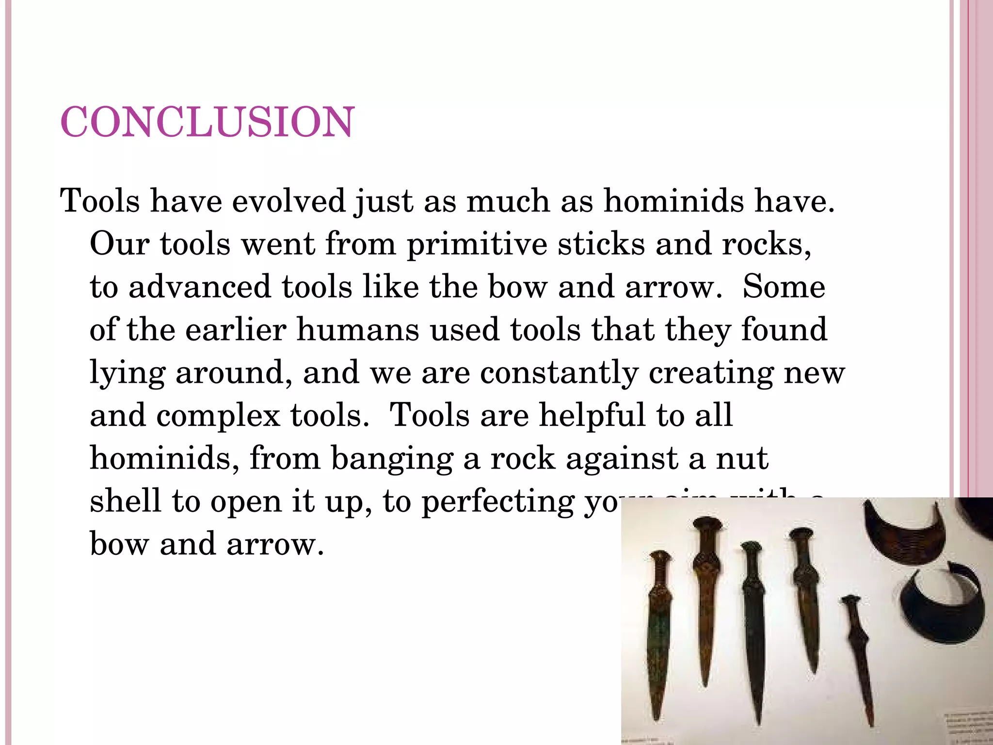 Payton_EarlyHumanTools | PPT