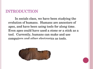 Payton_EarlyHumanTools | PPT