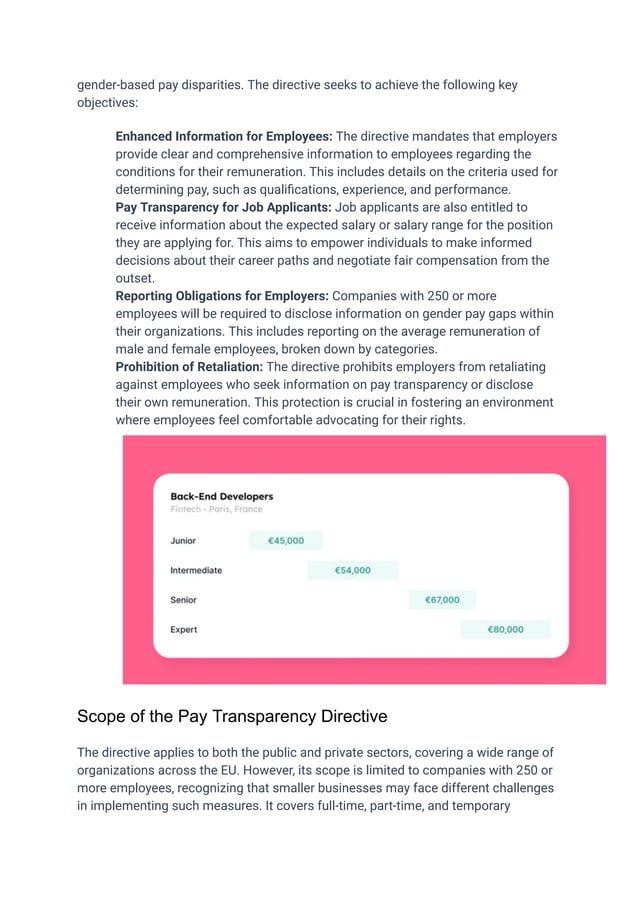 Pay Transparency | PDF