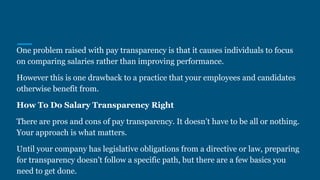 Pay Transparency Rewards & Risks_ How To Do It Right_.pdf | Human ...