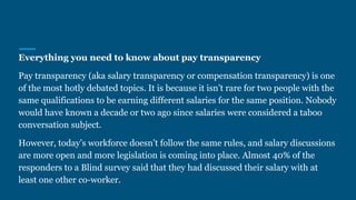 Pay Transparency Rewards & Risks_ How To Do It Right_.pdf | Human Resources | Business