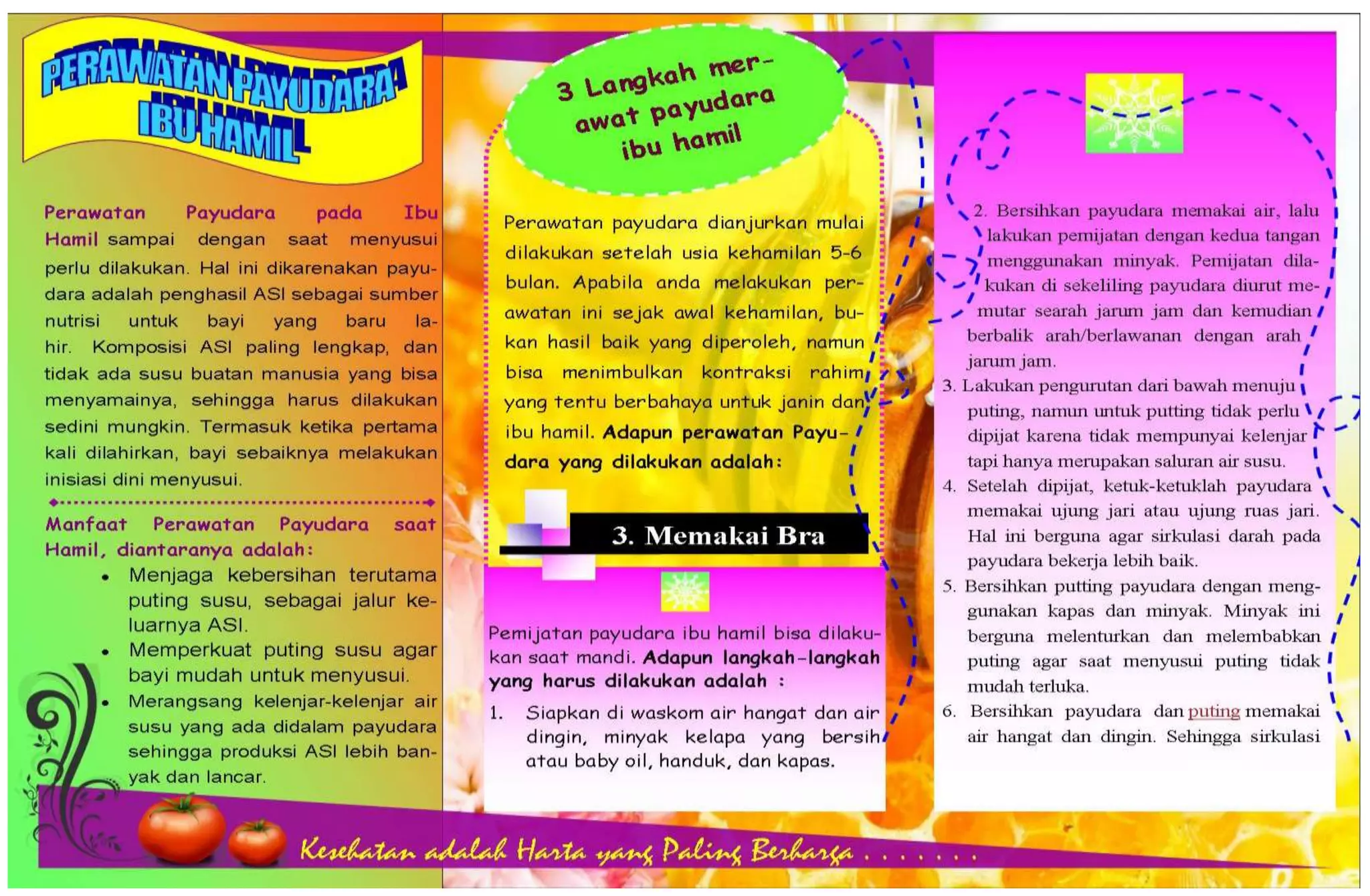 Leaflet Perawatan Payudara | DOCX