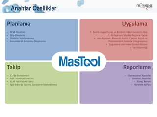 Mirsis Mastool Yönetim Beyanı Süreç Yönetimi | PPT