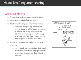 Mining Arguments from Online Debating Systems | PPT