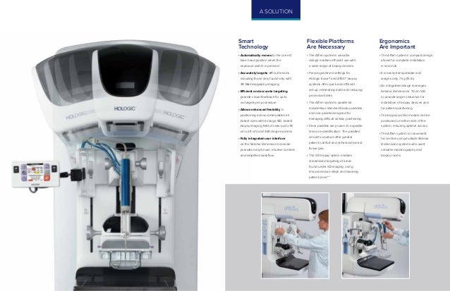 Brochure about the first breast biopsy machine (Affirm)