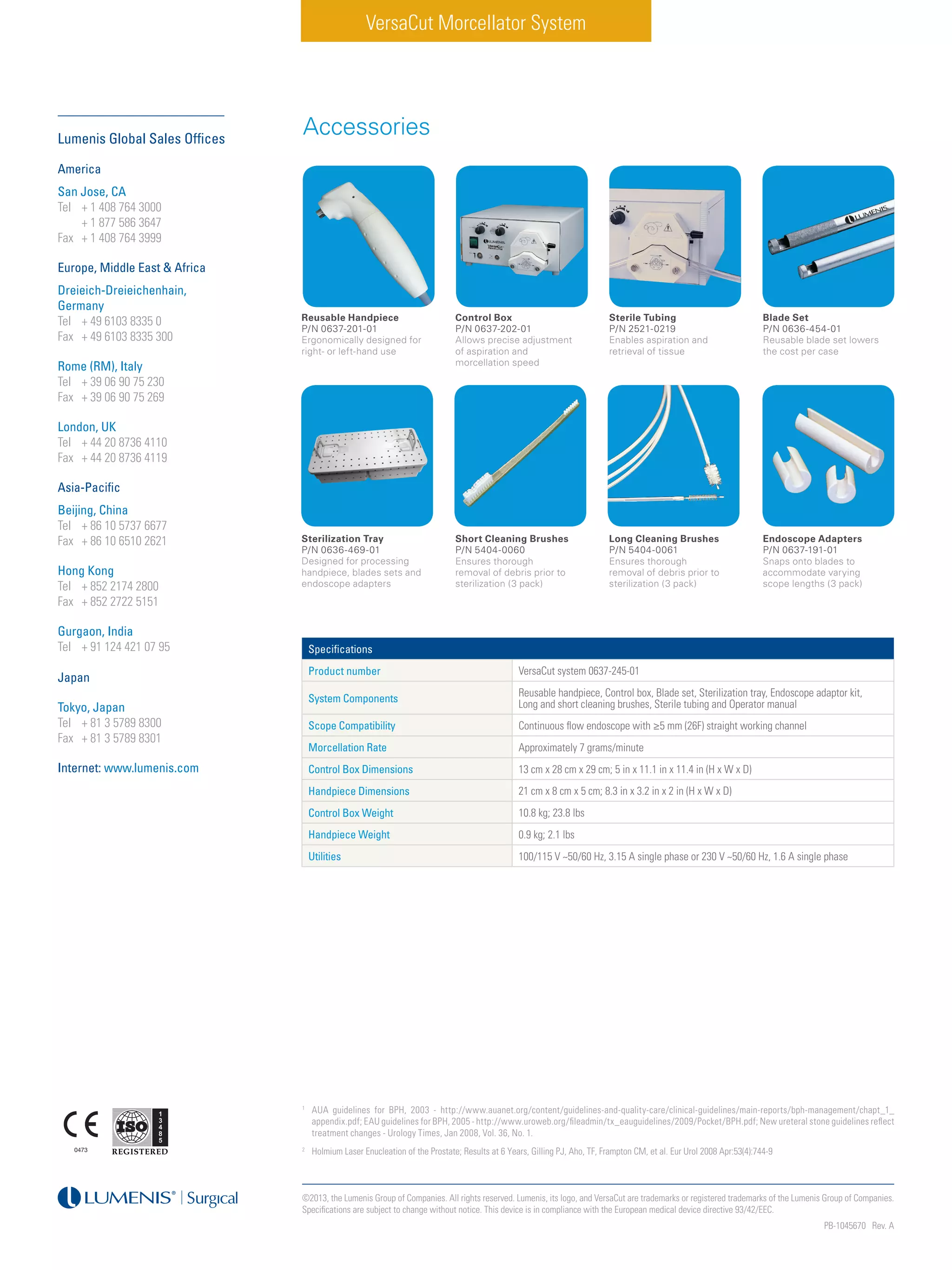 Pb 1045670 rev a morcellator ds-300513 | PDF