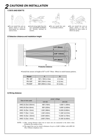 Takex PB-200F Instruction Manual | PDF