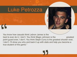 Personal Brand Exploration Keynote- Luke Petrozza | PDF