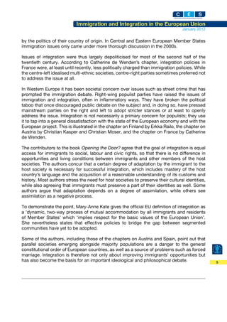 Immigration and Integration in the European Union | PDF